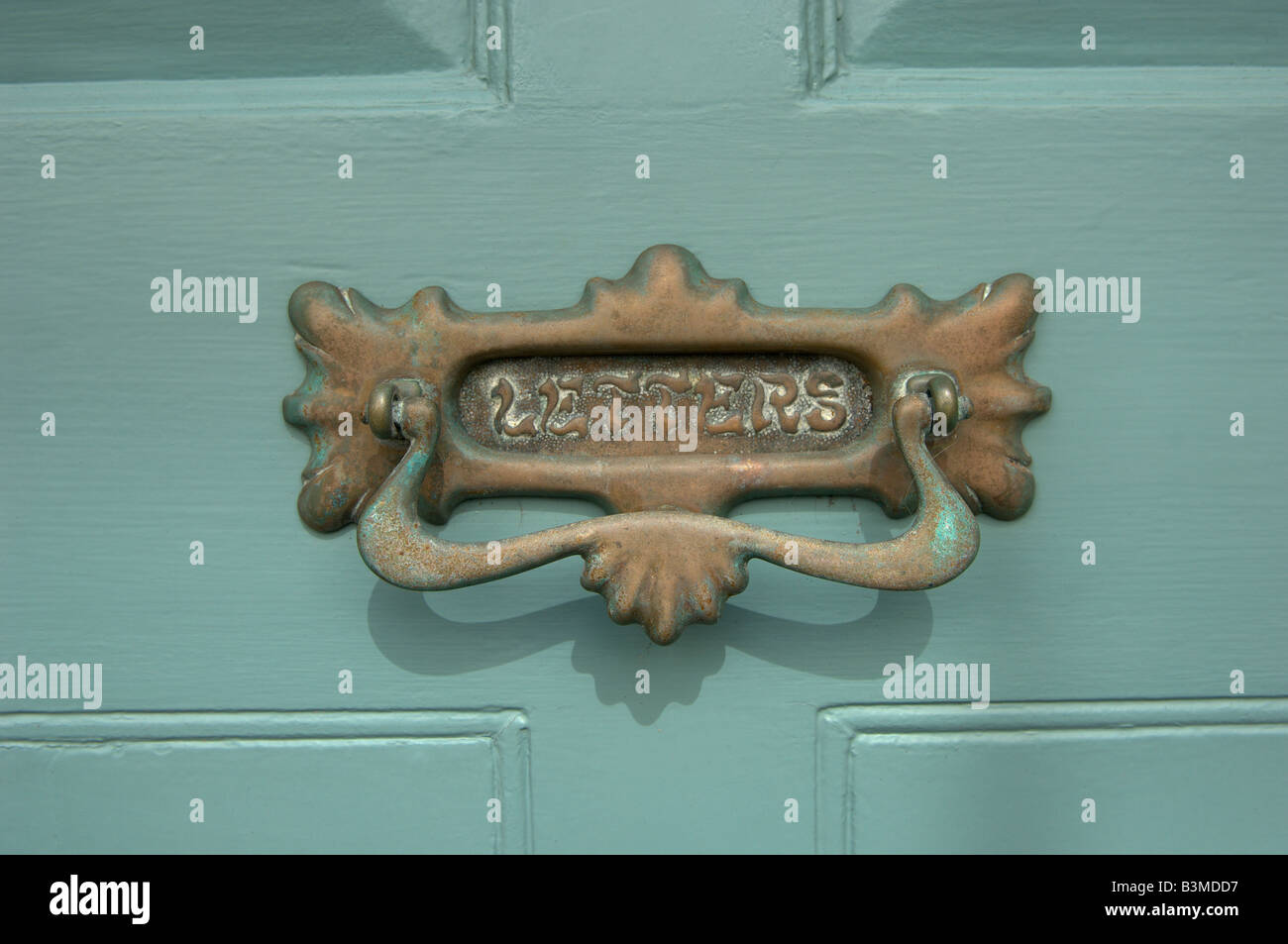 Letterbox Kingsand Torpoint Cornwall Great Britain Europe Stock Photo ...