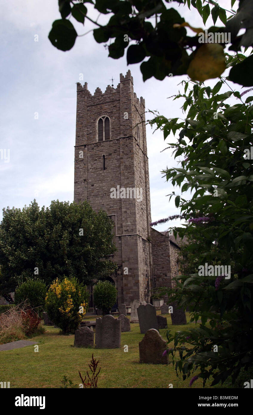 St Mitchan's Anglican church in Dublin which was founded in 1095 Stock ...