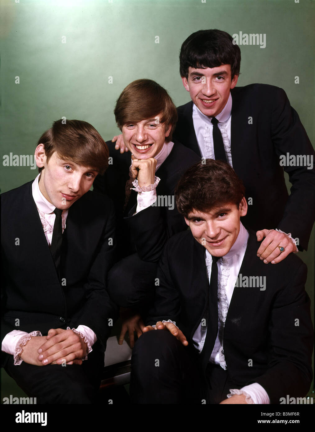 THE MERSEYBEATS UK pop group in 1964 clockwise from left Billy Kinsley ...