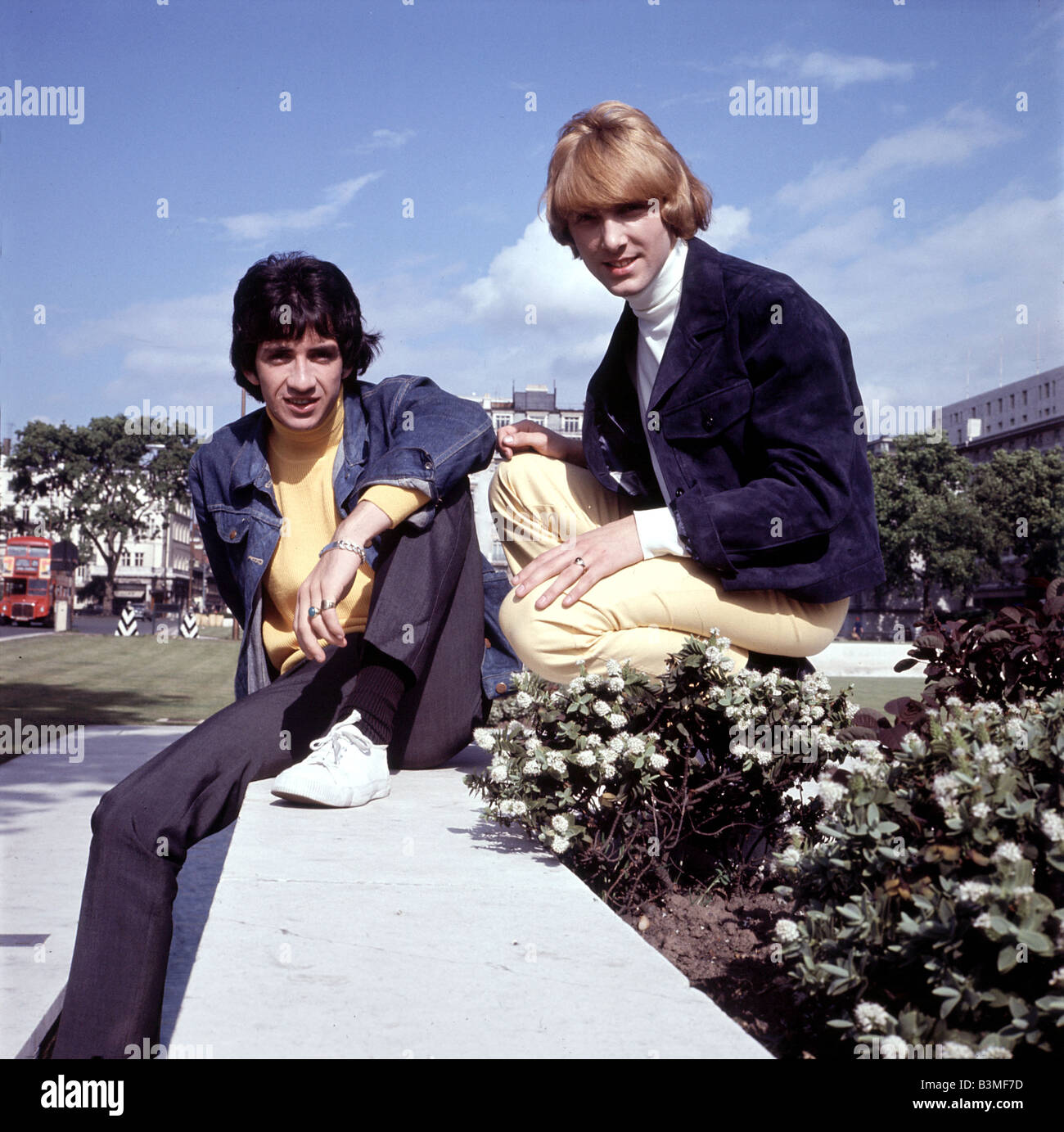 THE MERSEYS UK pop group in 1966 with Tony Crane at left and John Banks ...