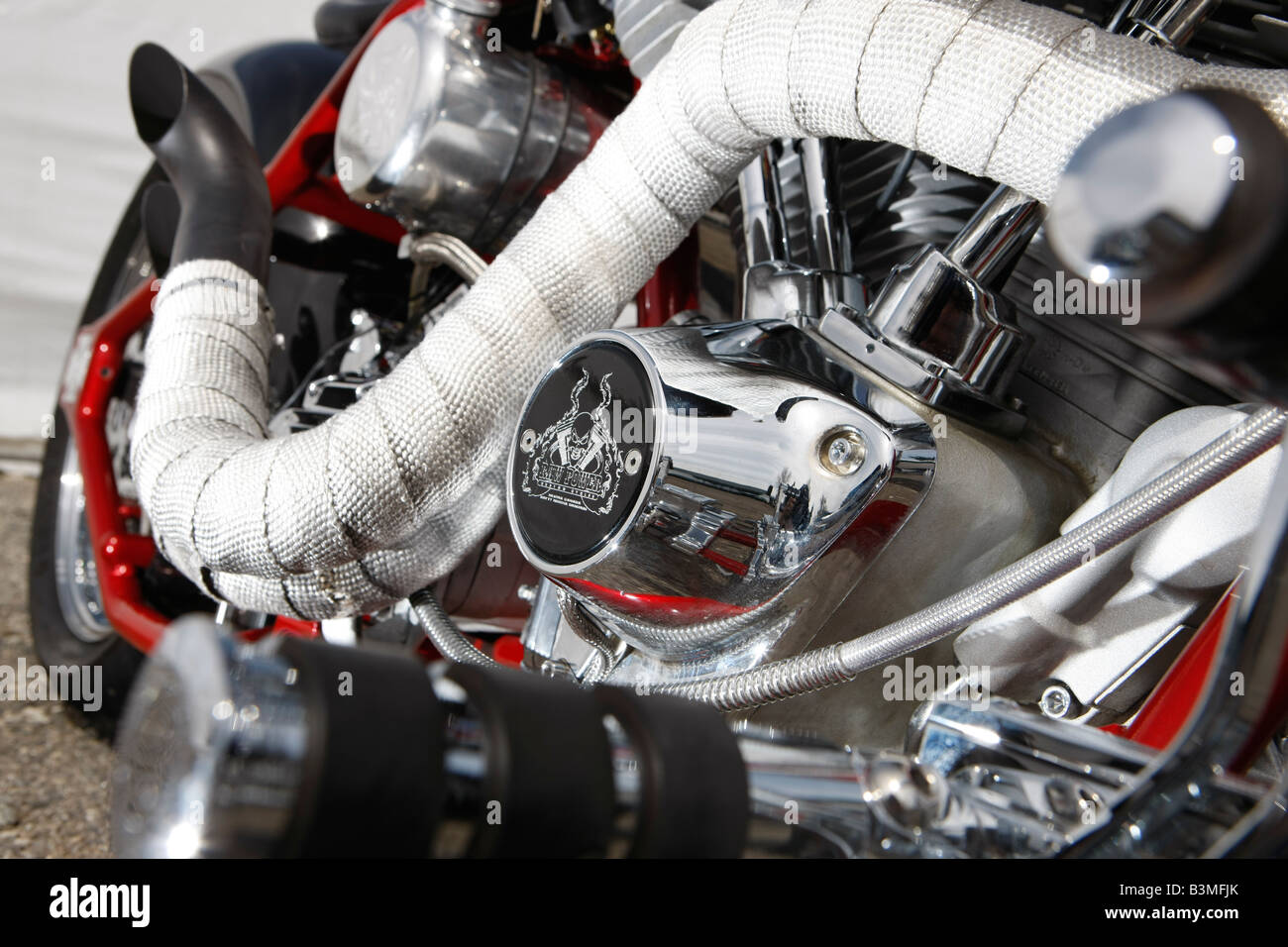 custom motorcycle chopper Stock Photo - Alamy