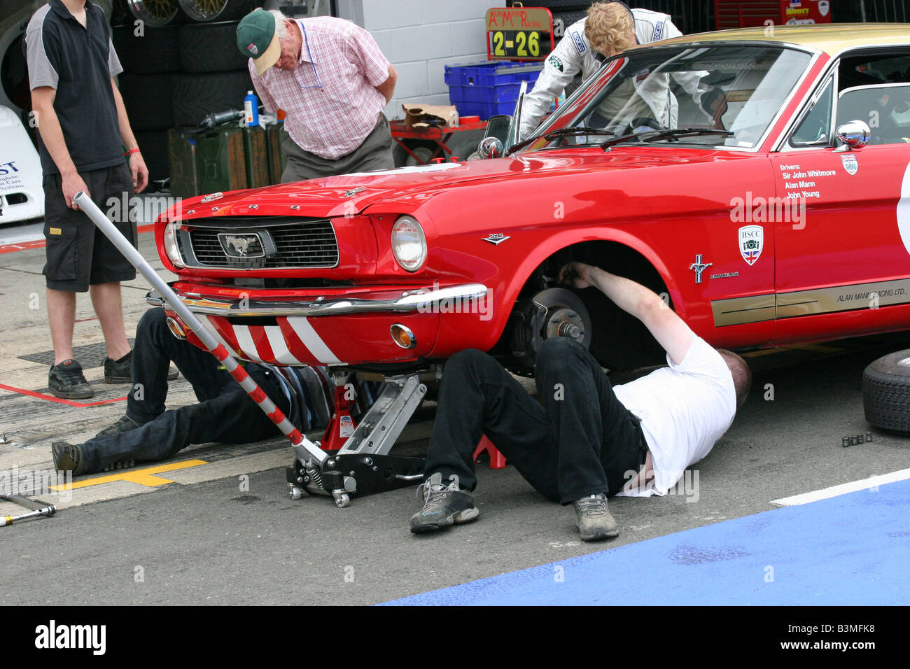 Silverston classic car racing Stock Photo - Alamy