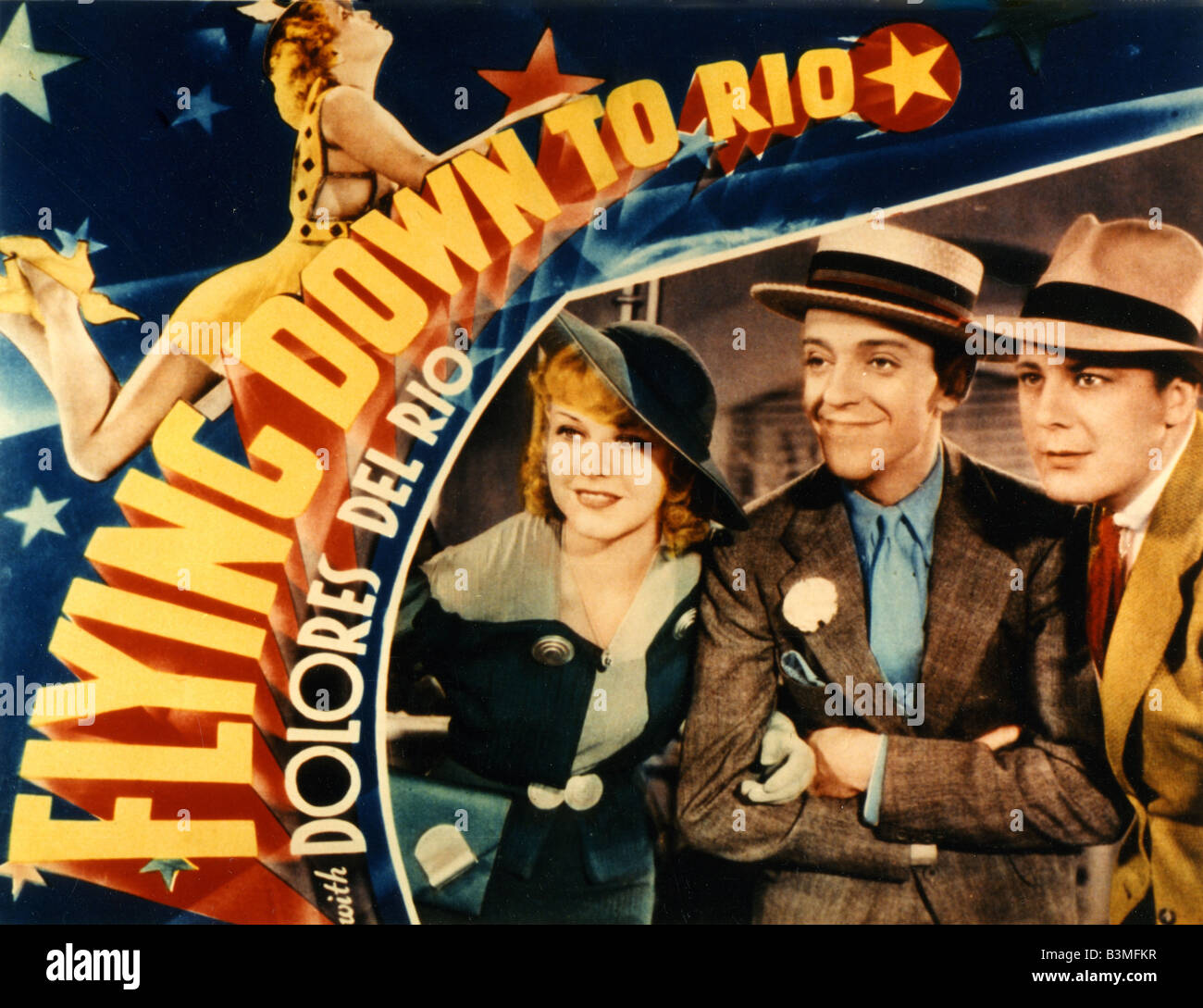 FLYING DOWN TO RIO Poster for 1933 RKO film musical with Ginger Rogers ...