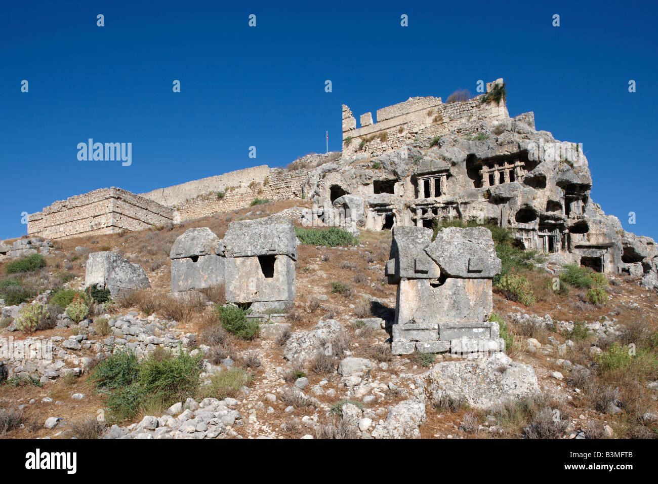 Tlos acropolis hi-res stock photography and images - Alamy