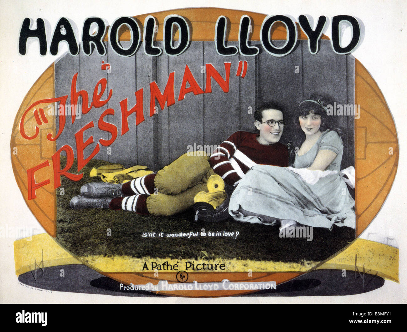 THE FRESHMAN 1925 silent film with Harold Lloyd and Jobyna Ralston ...