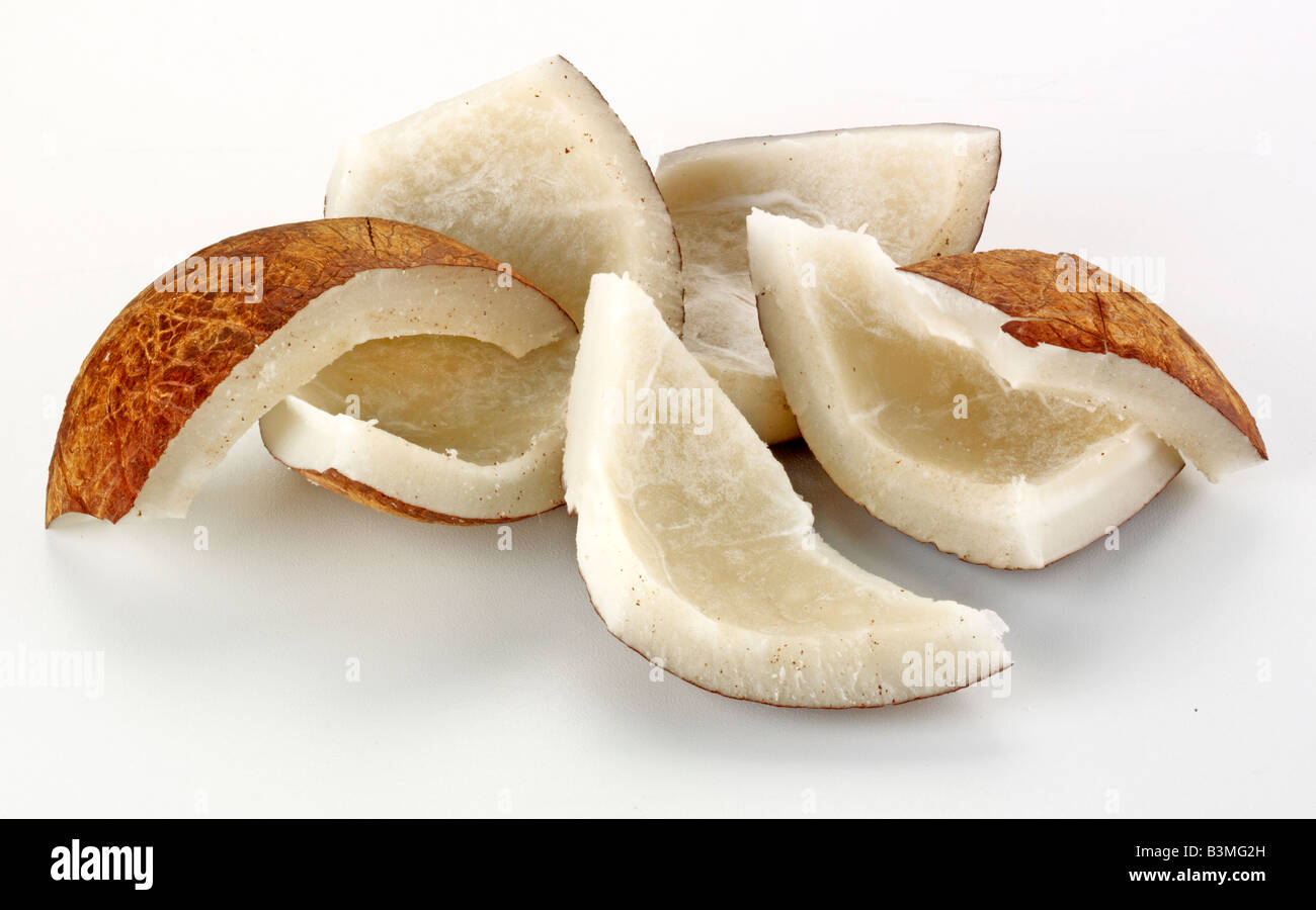 DRIED COPRA PIECES Stock Photo - Alamy