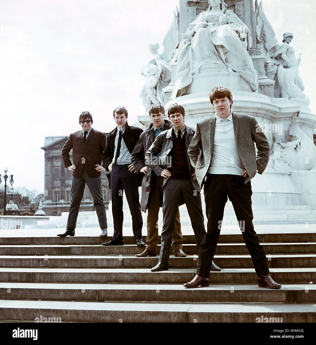 THE ANIMALS UK pop group about 1965 with Eric Burdon at left and Chas ...