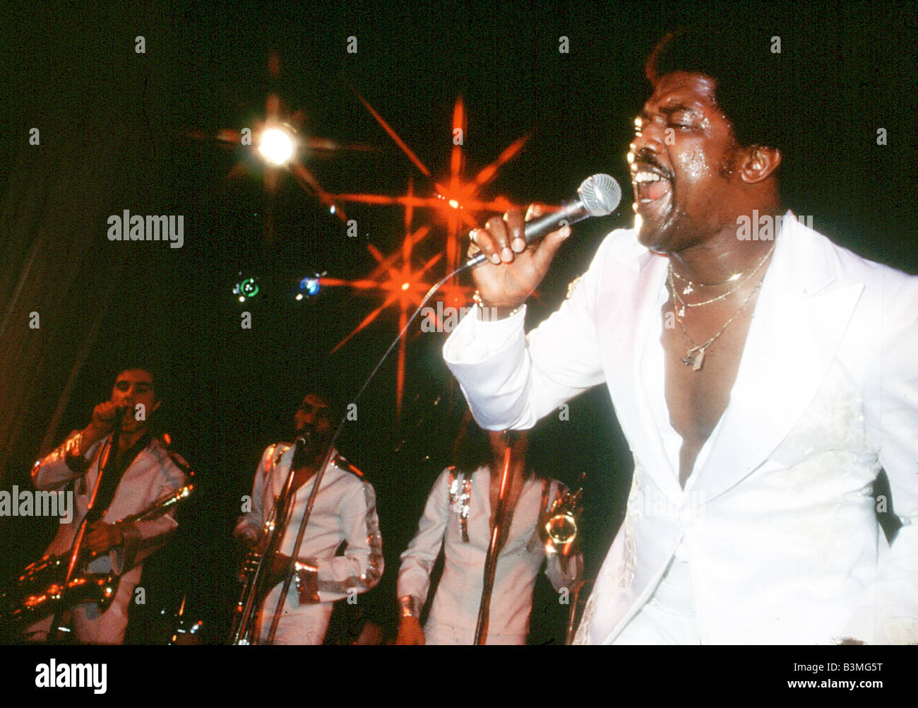 BOBBY WOMACK (1944-2014) US soul singer about 1985 Stock Photo - Alamy