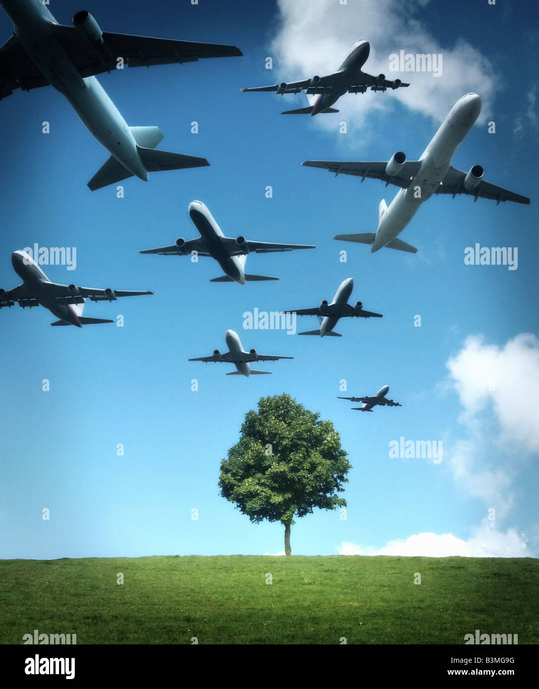 Aeroplanes flying hi-res stock photography and images - Alamy