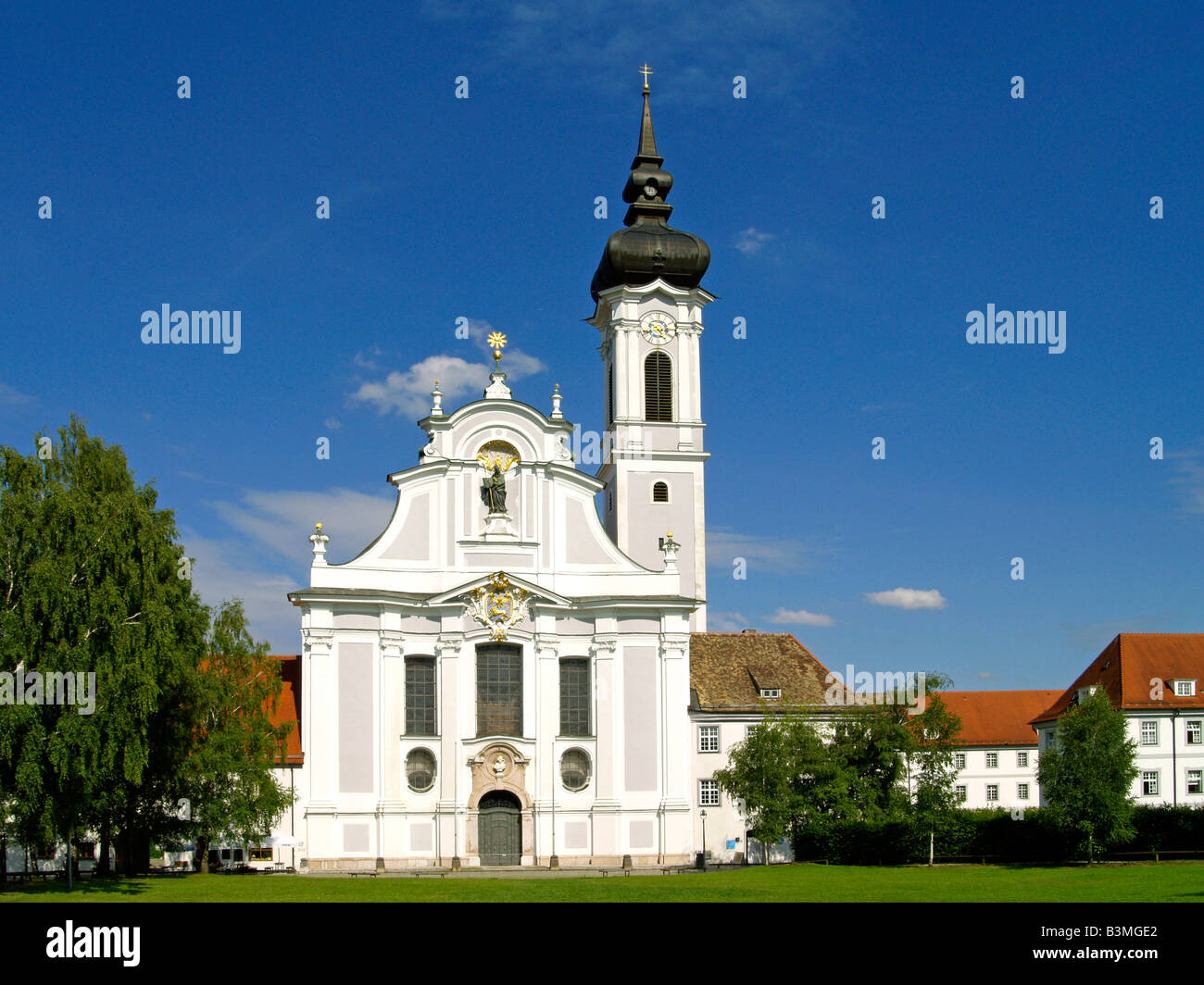 Deutschland, Bayern, Marienmuenster in Diessen am Ammersee, Diessen ...