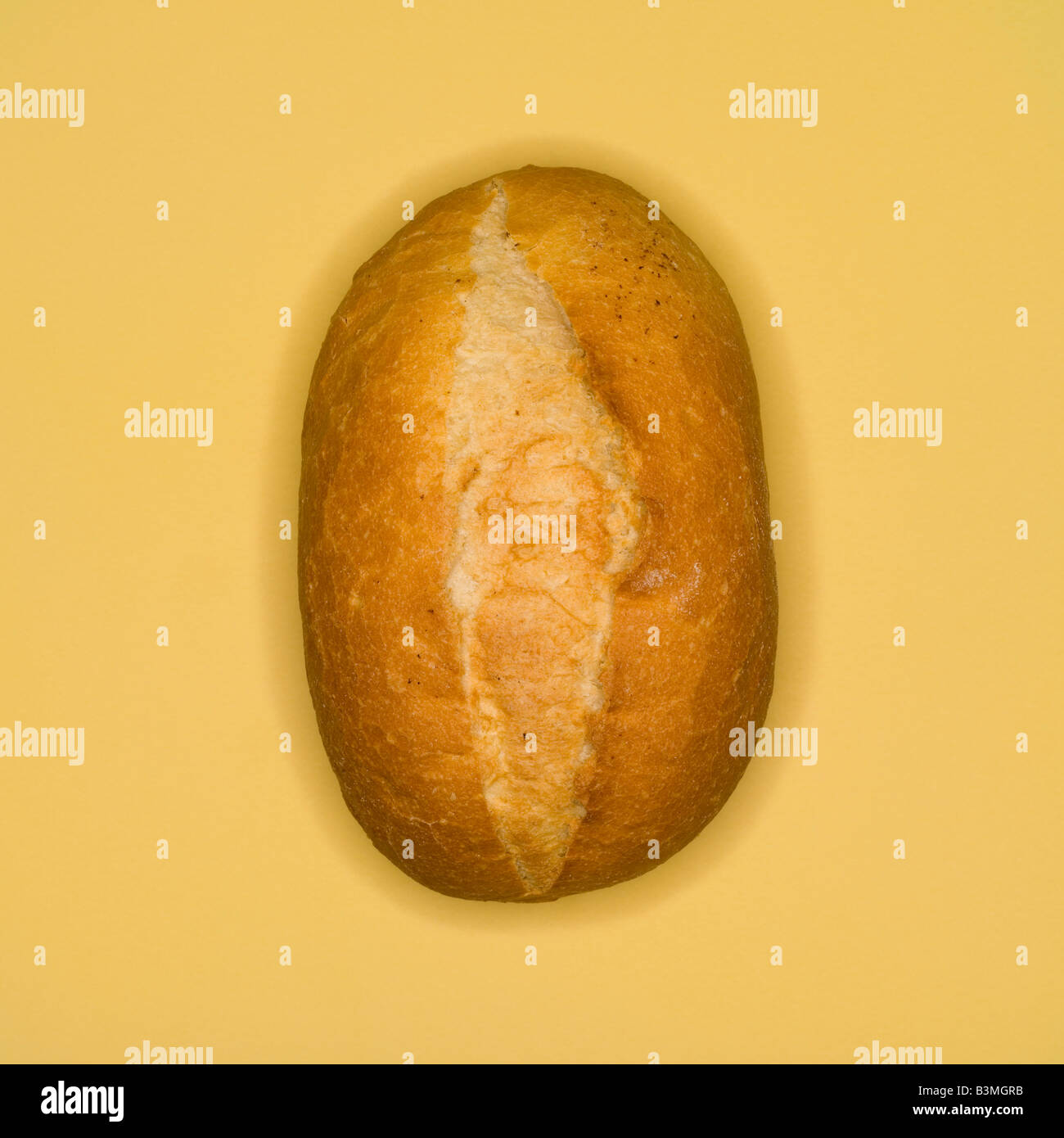Bread roll, elevated view Stock Photo - Alamy