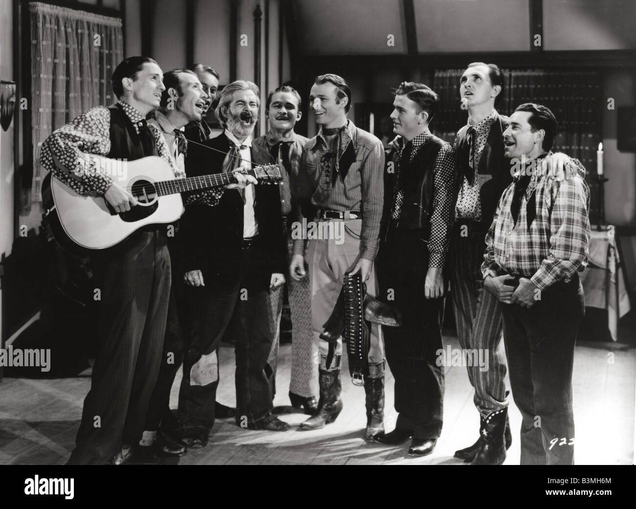 ROY ROGERS and beaded Gabby Hayes - US cowboy film actors Stock Photo ...