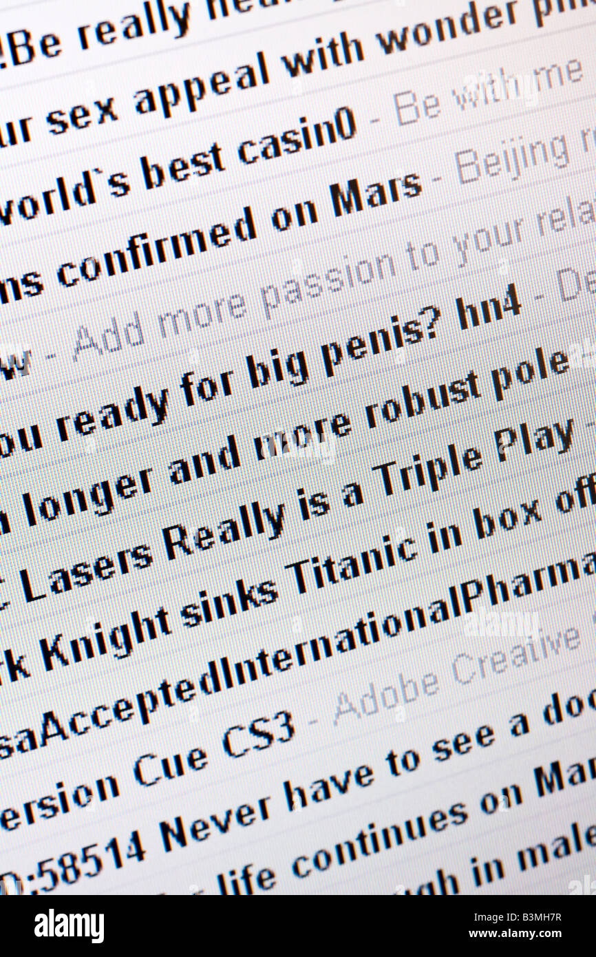 Unwanted messages hi-res stock photography and images - Alamy