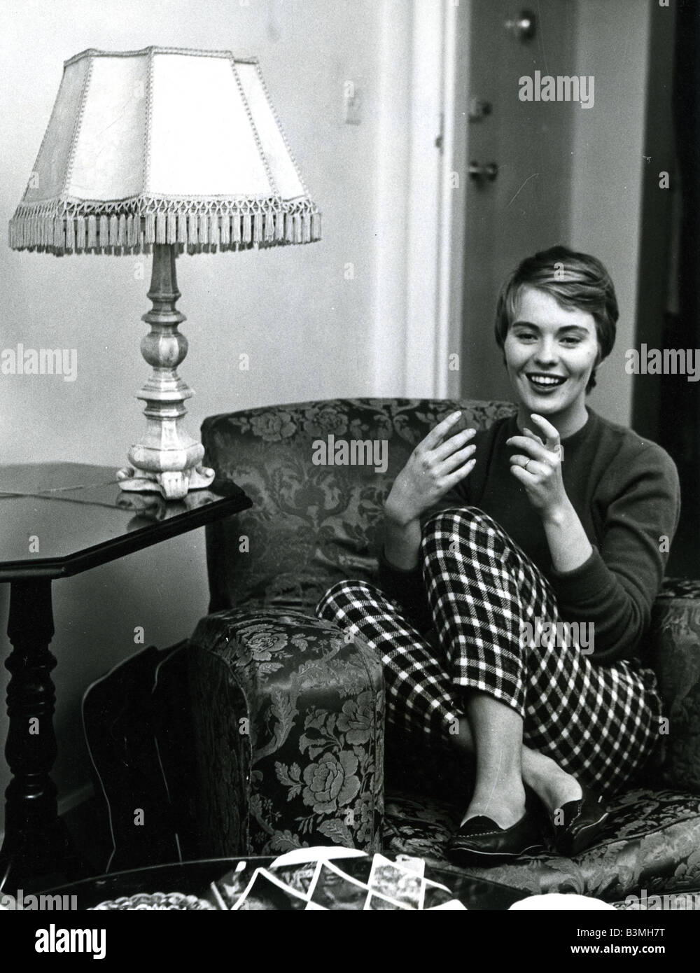 JEAN SEBERG US actress in 1957 while filming St Joan Stock Photo - Alamy