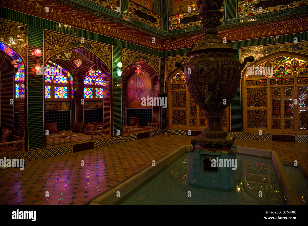 Ornate Interior Traditional Heritage Doha Qatar Restaurant Stock Photo ...