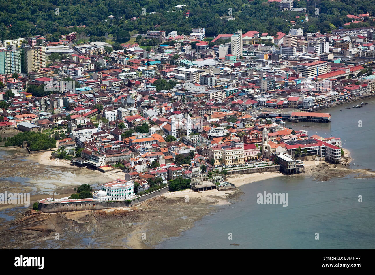 Aerial view panama city hi-res stock photography and images - Alamy