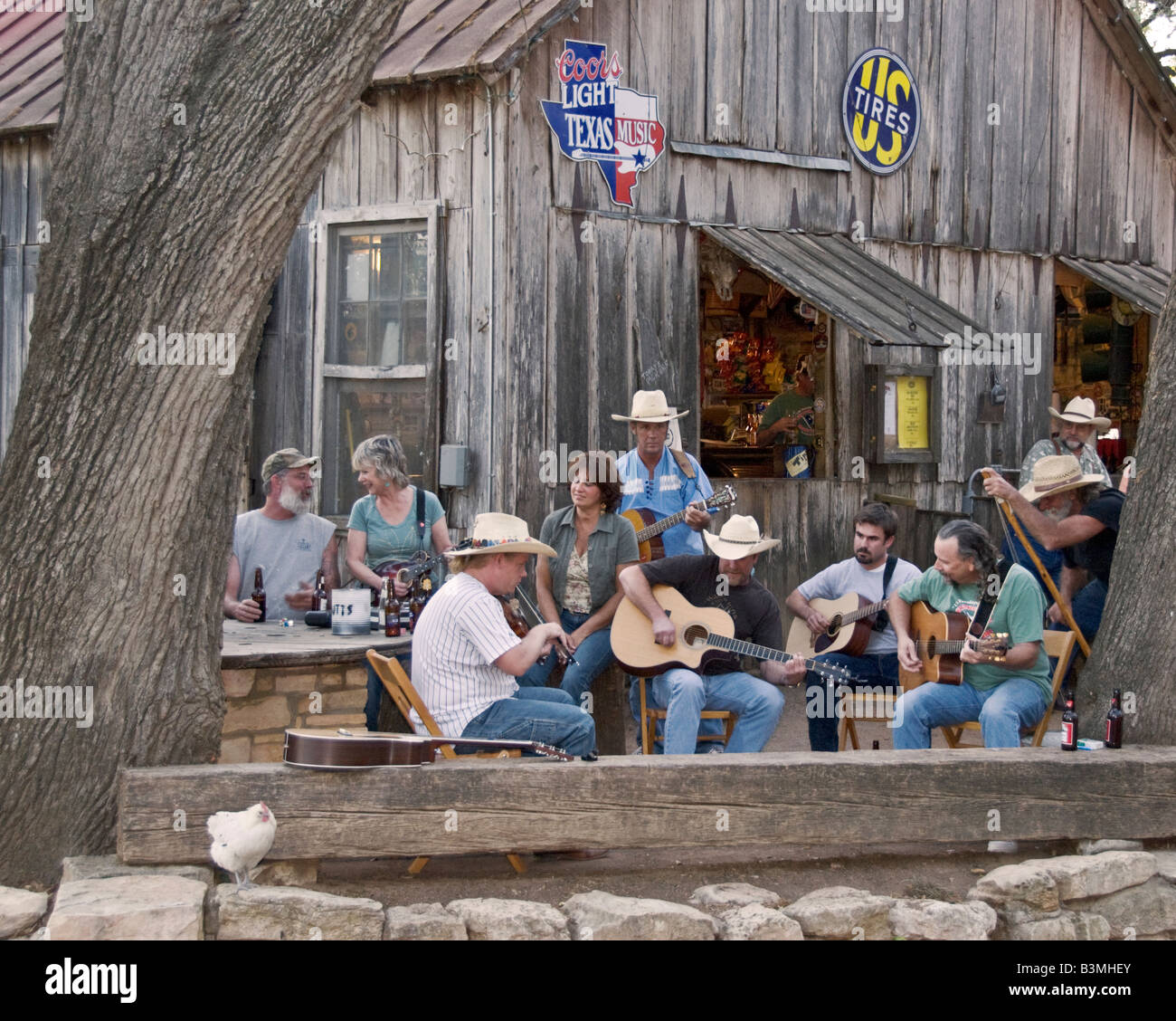Texas hill country luckenbach general hi-res stock photography and ...