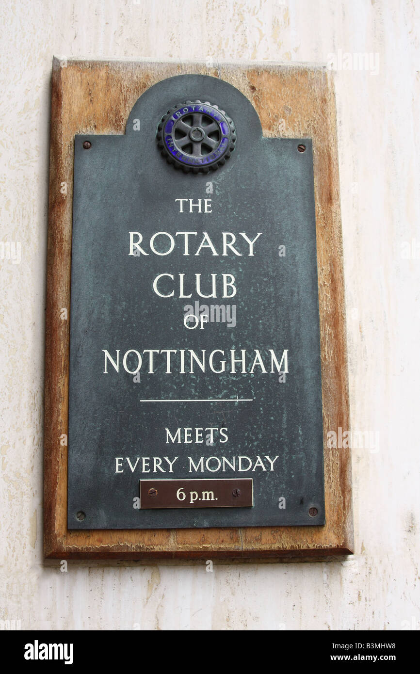 The Rotary Club Stock Photo - Alamy