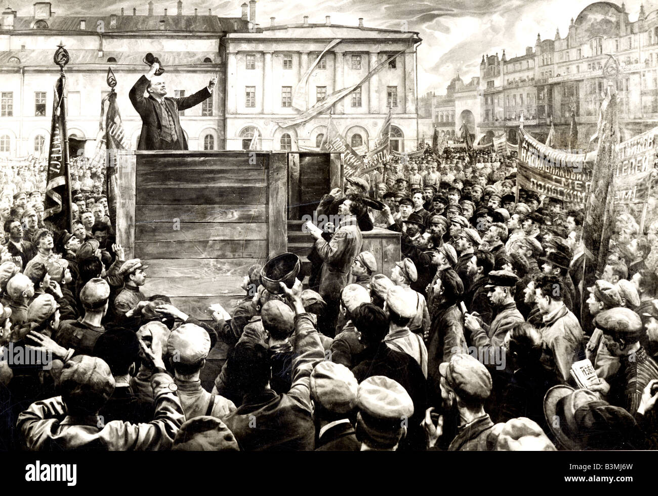 Lenin speech hi-res stock photography and images - Alamy