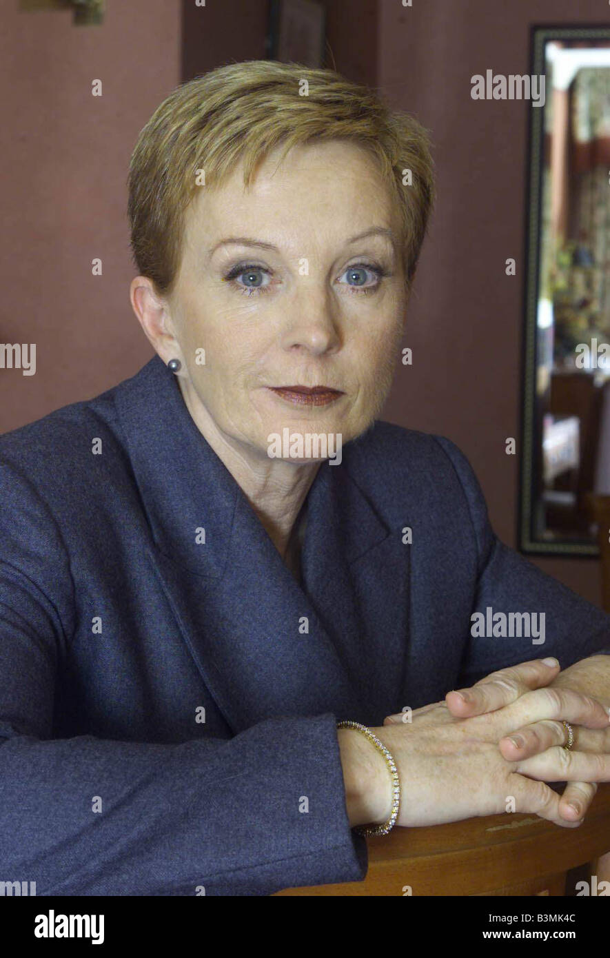 Anne Robinson October 2001 Game Show Host TV Presenter and Journalist ...