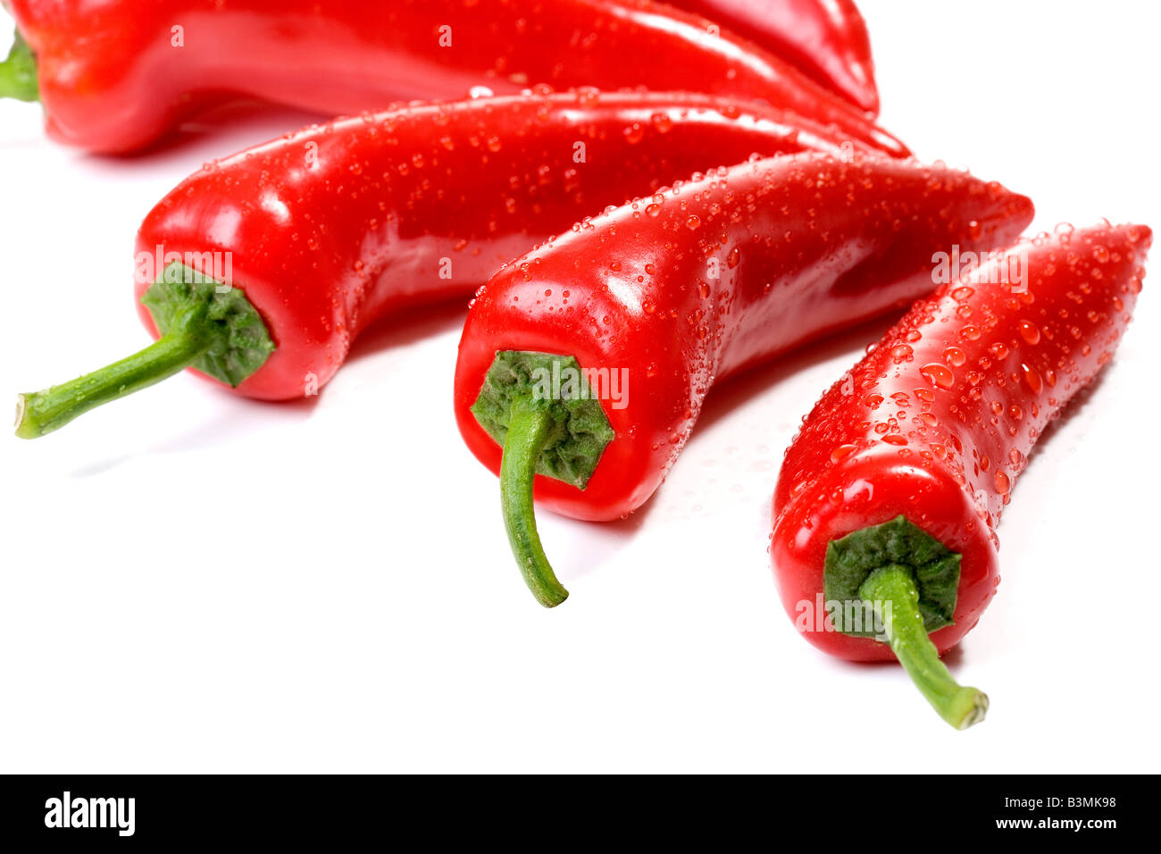 Red peppers, close up Stock Photo - Alamy