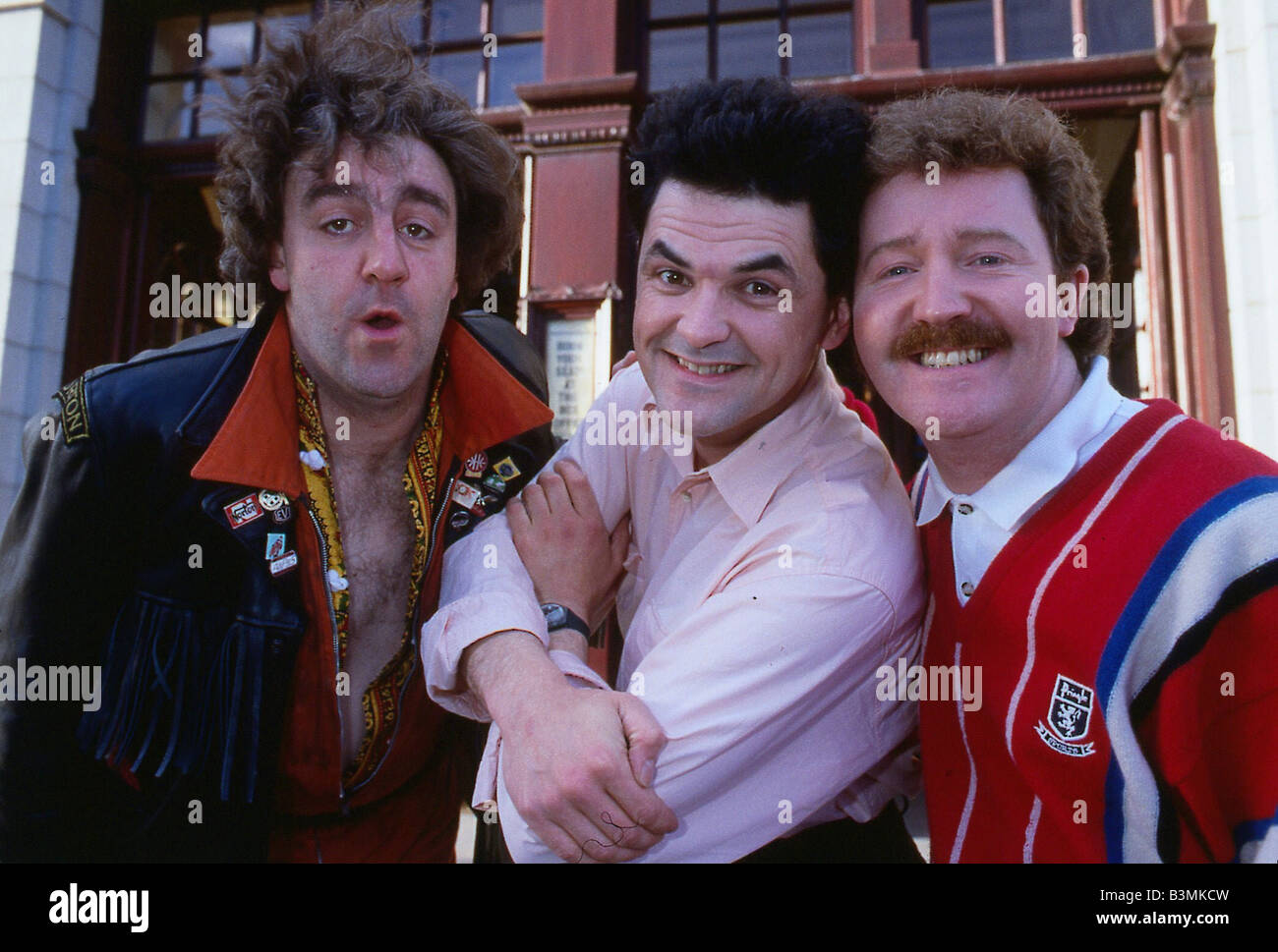 Cast members of television programme City Lights Stock Photo - Alamy