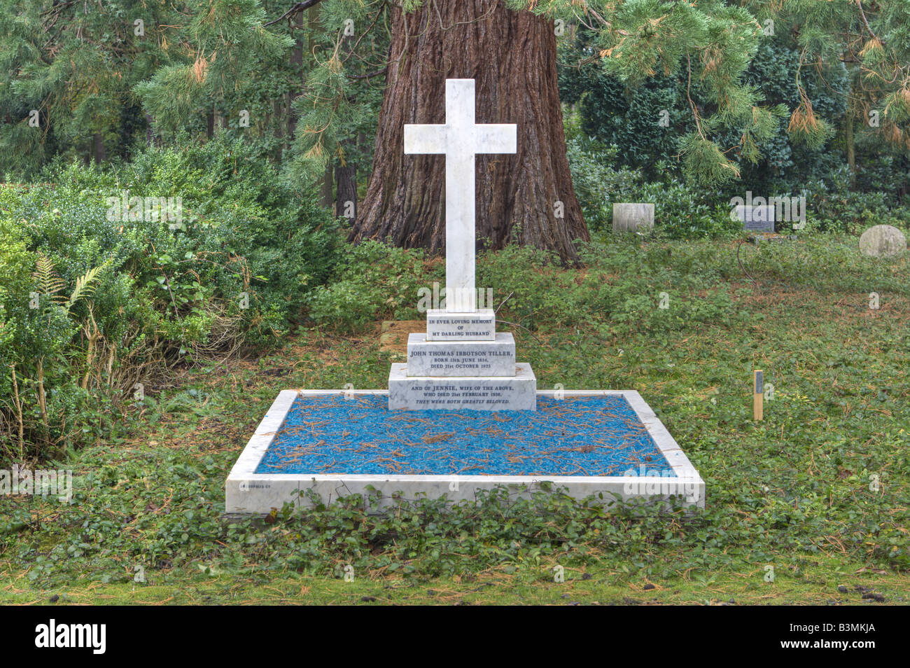 John Ibbotson Tiller 1854 - 1925 Memorial Grave Stock Photo - Alamy