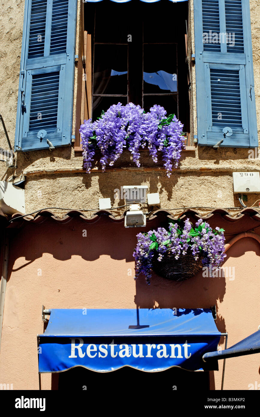 France Cote d Azur Cannes Window and sign in Cannes Stock Photo - Alamy