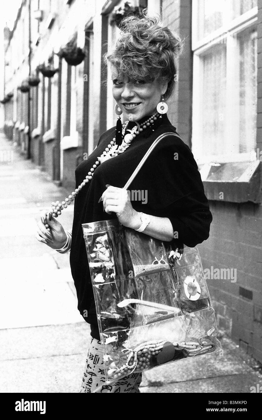 Gilly Coman from Bread TV programme 1987 Stock Photo - Alamy