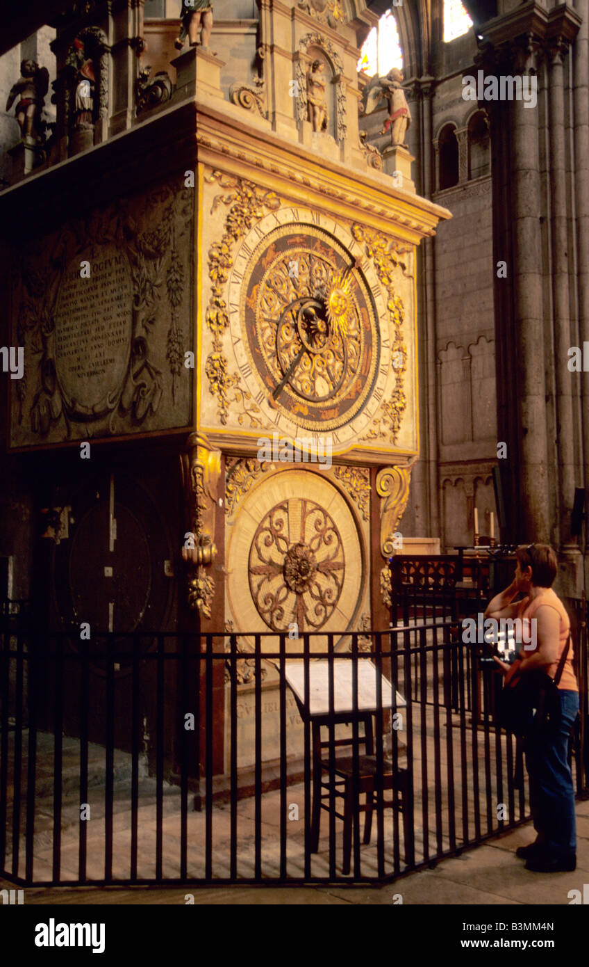 Astronomical clock of lyon hi-res stock photography and images - Alamy