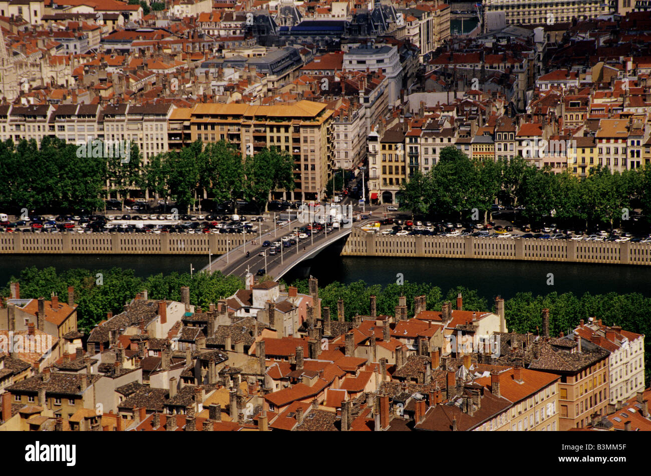 France Rhone Alpes Lyon The city of Lyon Stock Photo - Alamy
