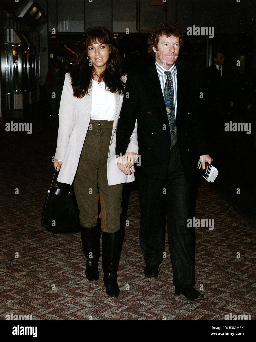 Jim Davidson Comedian TV Presenter and Wife Tracey leaving Heathrow for ...