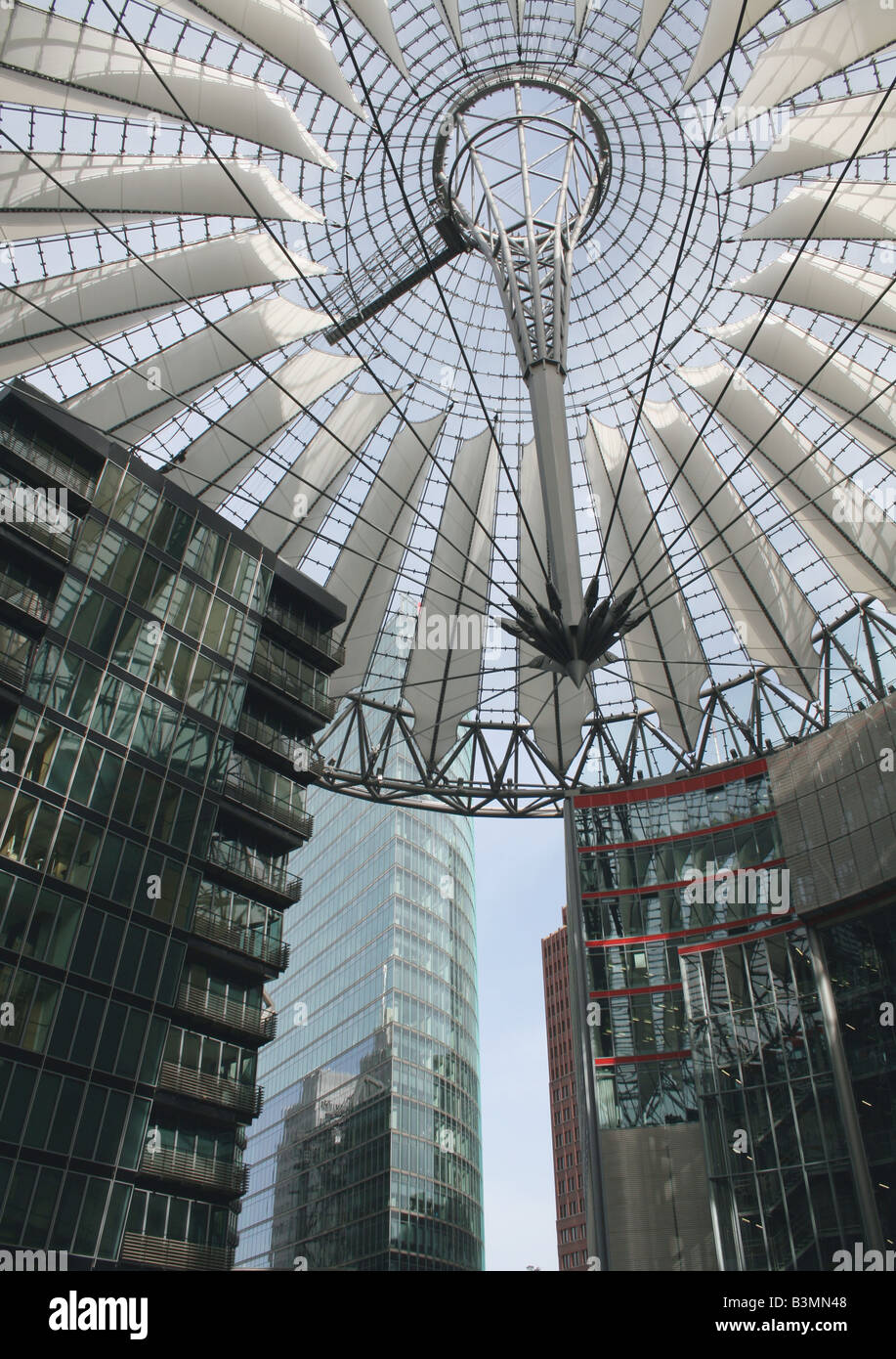 interior view of Sony Center Berlin Germany May 2008 Stock Photo - Alamy