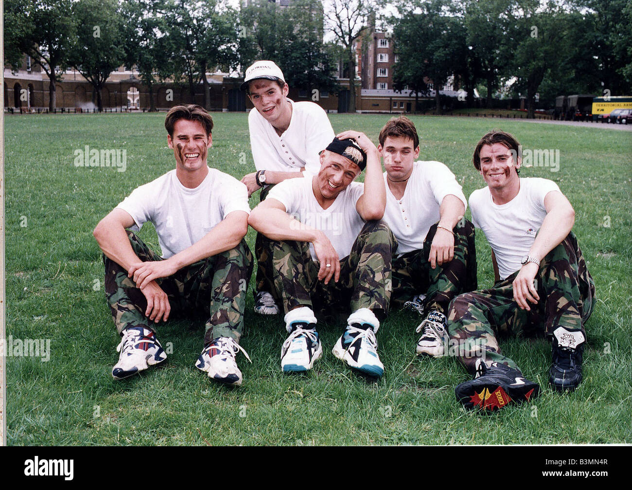 Army Training undertaken by Tim Vincent TV Presenter of Blue Peter Paul ...