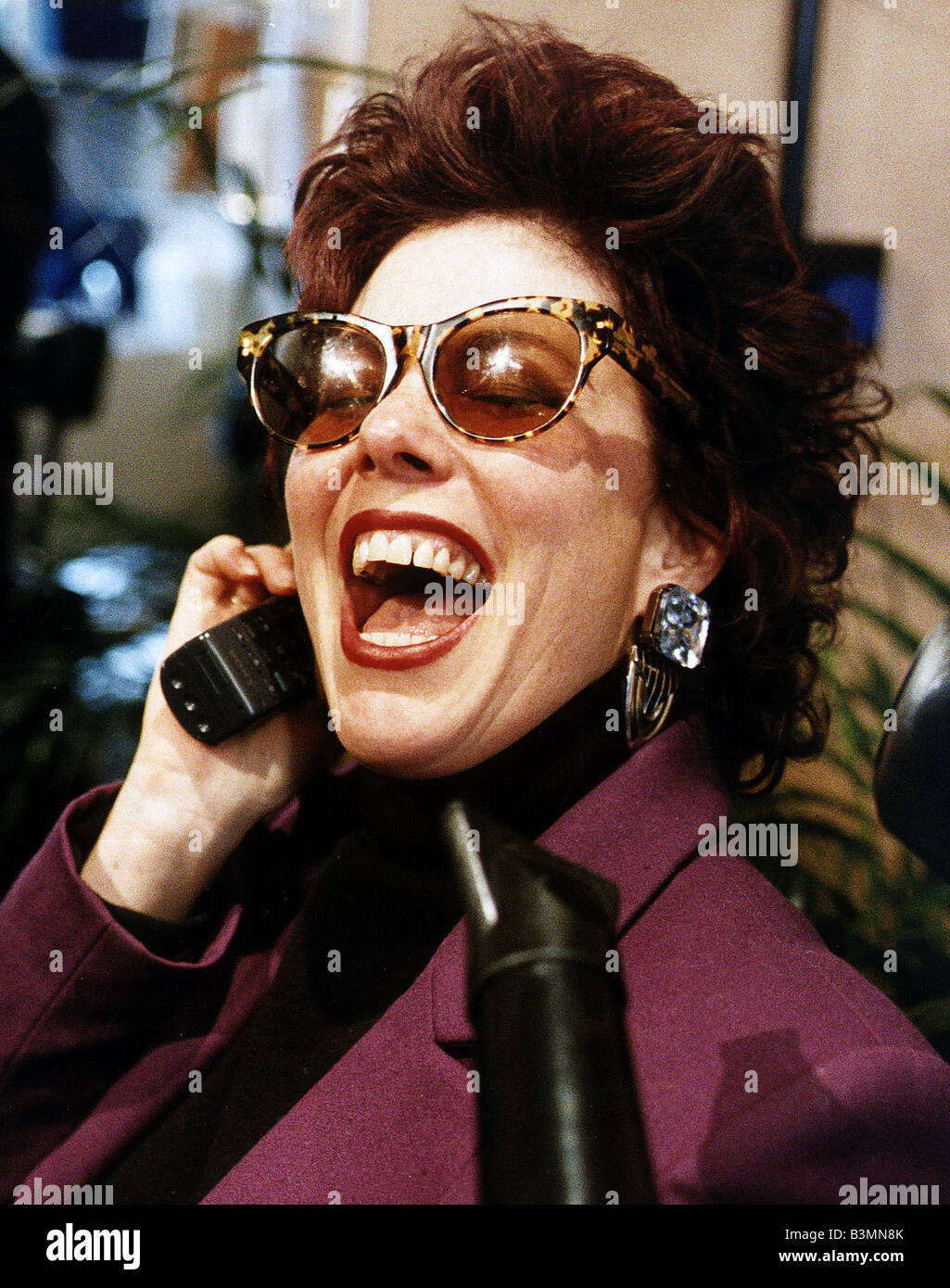 Ruby Wax TV Presenter and Comedienne DBase Stock Photo - Alamy