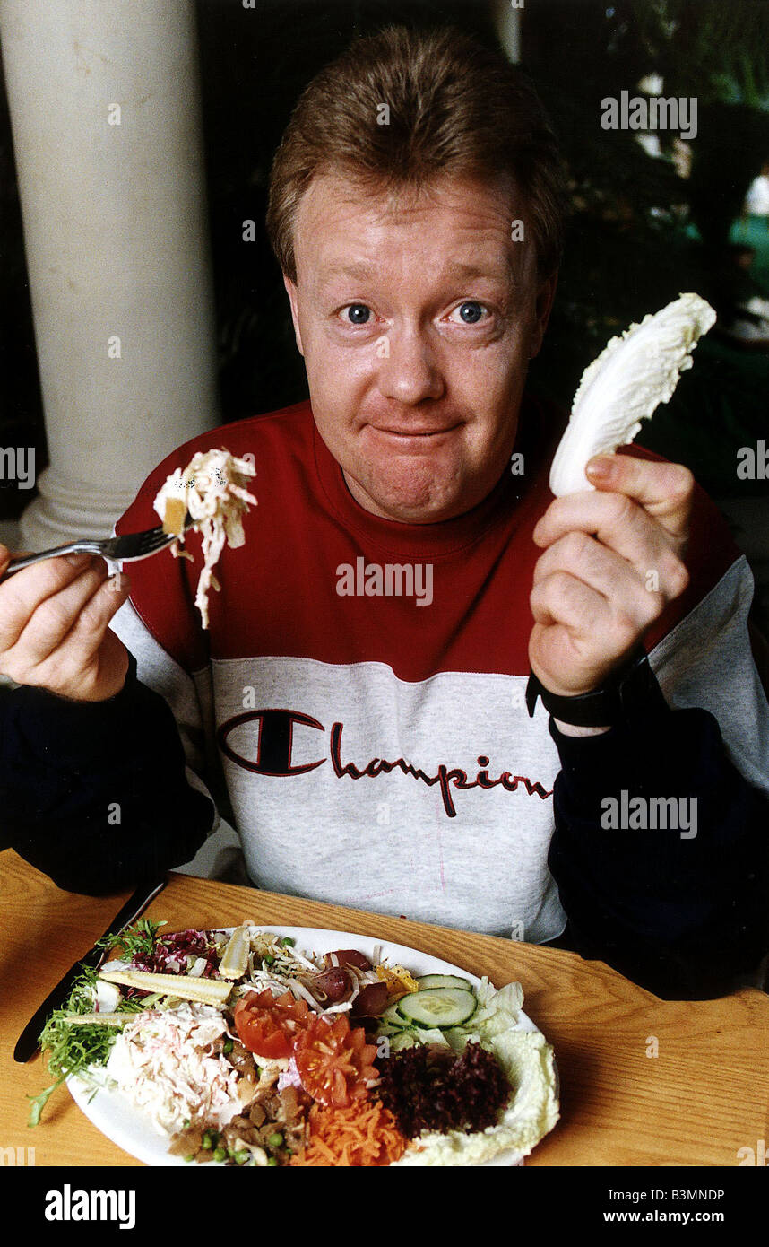 Keith Chegwin TV Presenter spends a day at a health club eating at ...