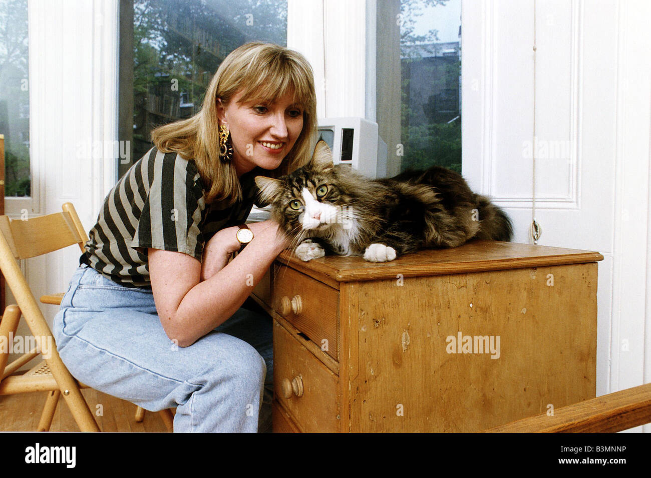 Jayne Irving Tv Presenter Stock Photo - Alamy