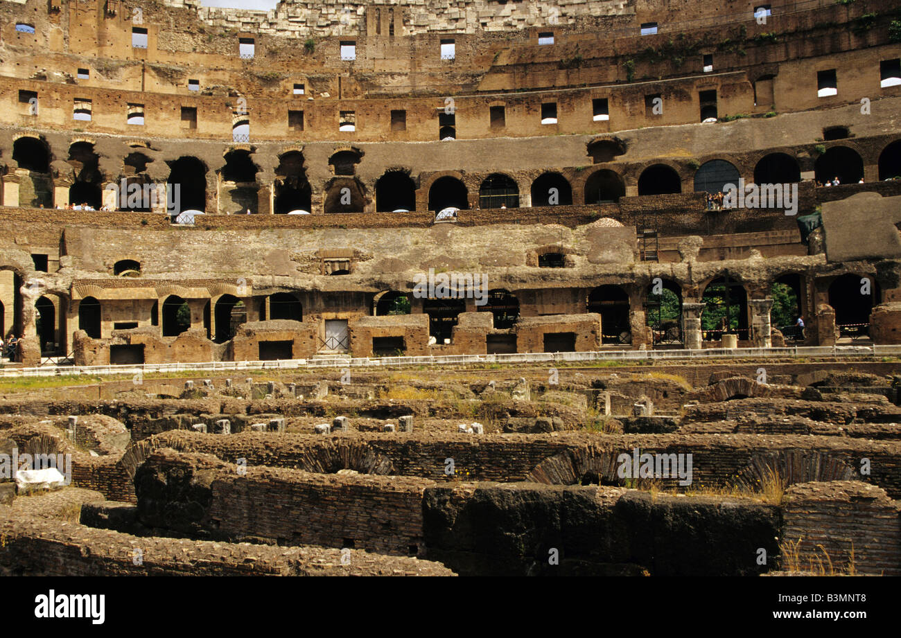 Italy Rome The Colosseum remains an icon of Roman history Stock Photo ...