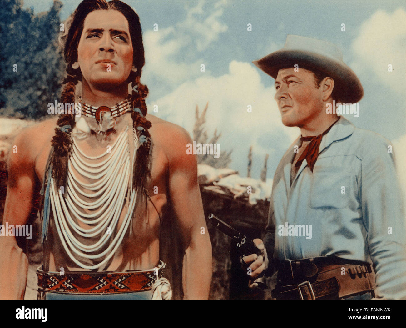 FRONTIER SCOUT 1956 UA film with Tony Martin at right aka Quincannon ...
