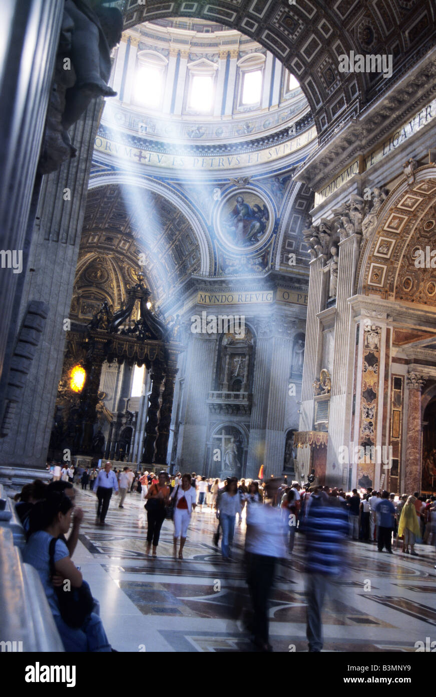 Saint peter's interior rays hi-res stock photography and images - Alamy