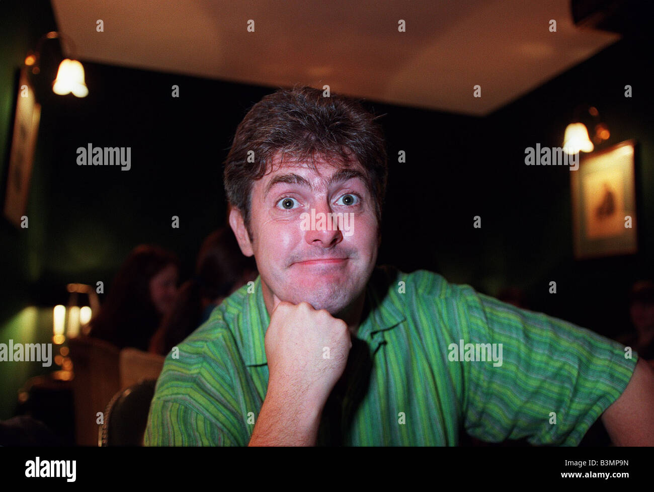 Nick Hancock TV Presenter Stock Photo - Alamy