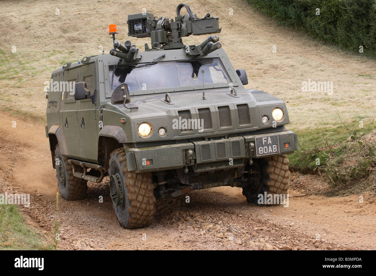 Panther armoured vehicle in action Stock Photo - Alamy