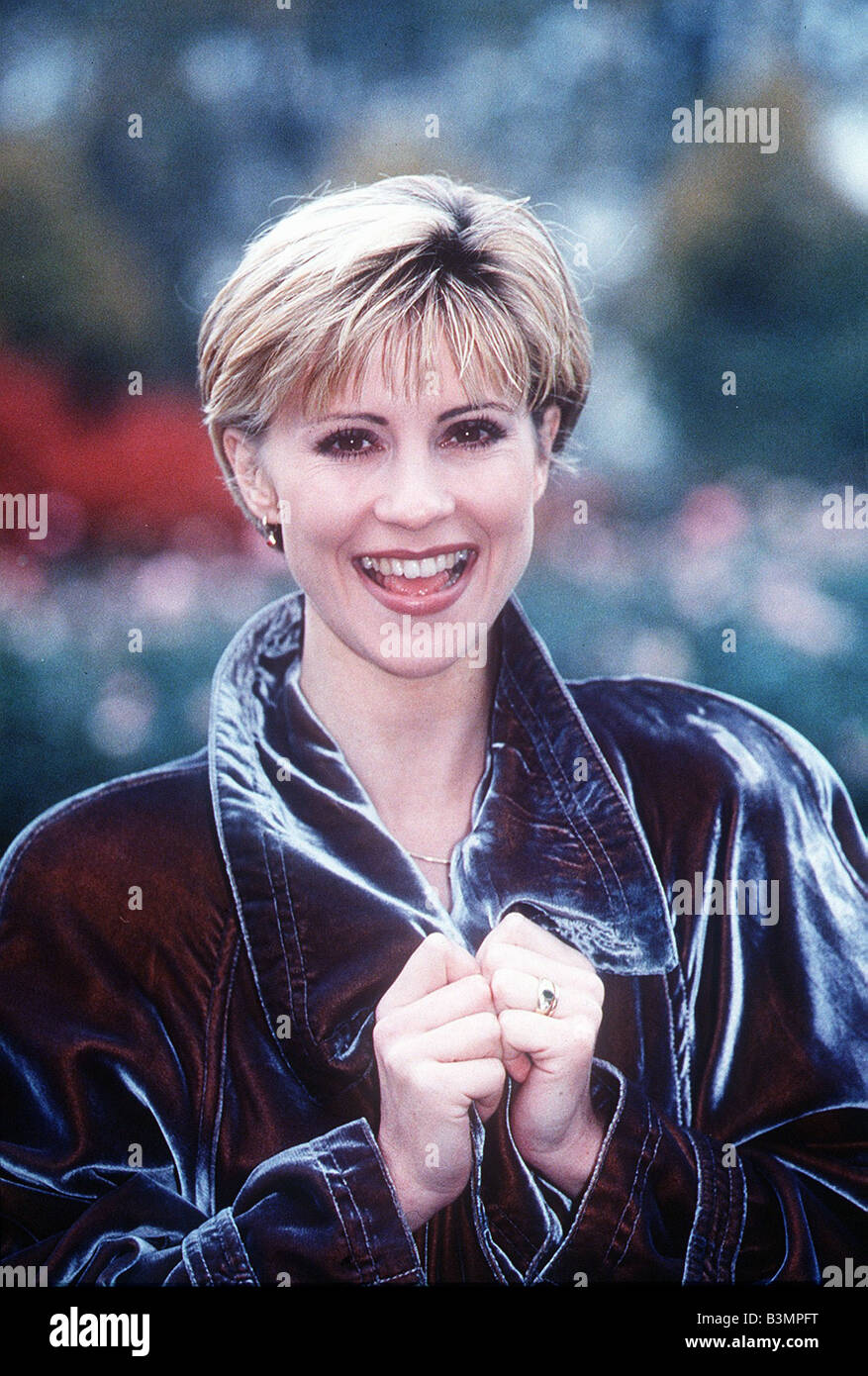 Julia Carling TV Presenter Stock Photo - Alamy