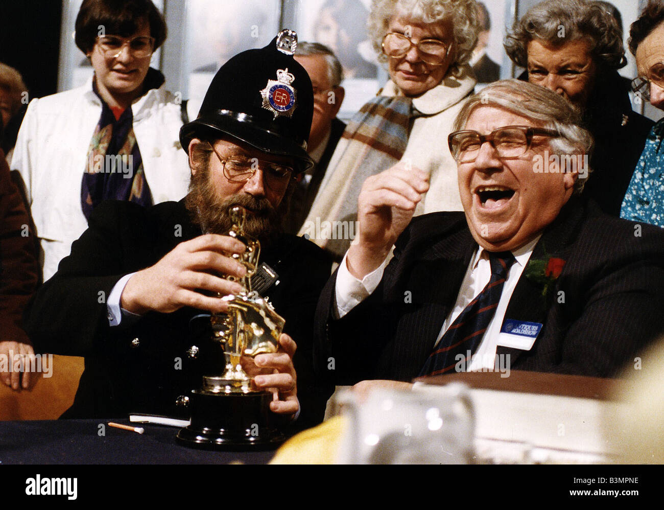 Noel Edmonds TV Presenter Game Show Host in disguise as a policeman ...