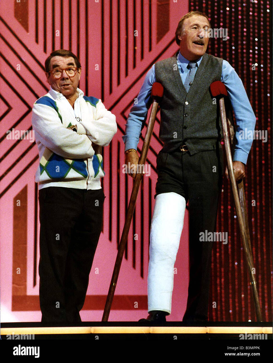 Bruce Forsyth Comedian Game Show Host with Ronnie Corbett mirrorpix ...