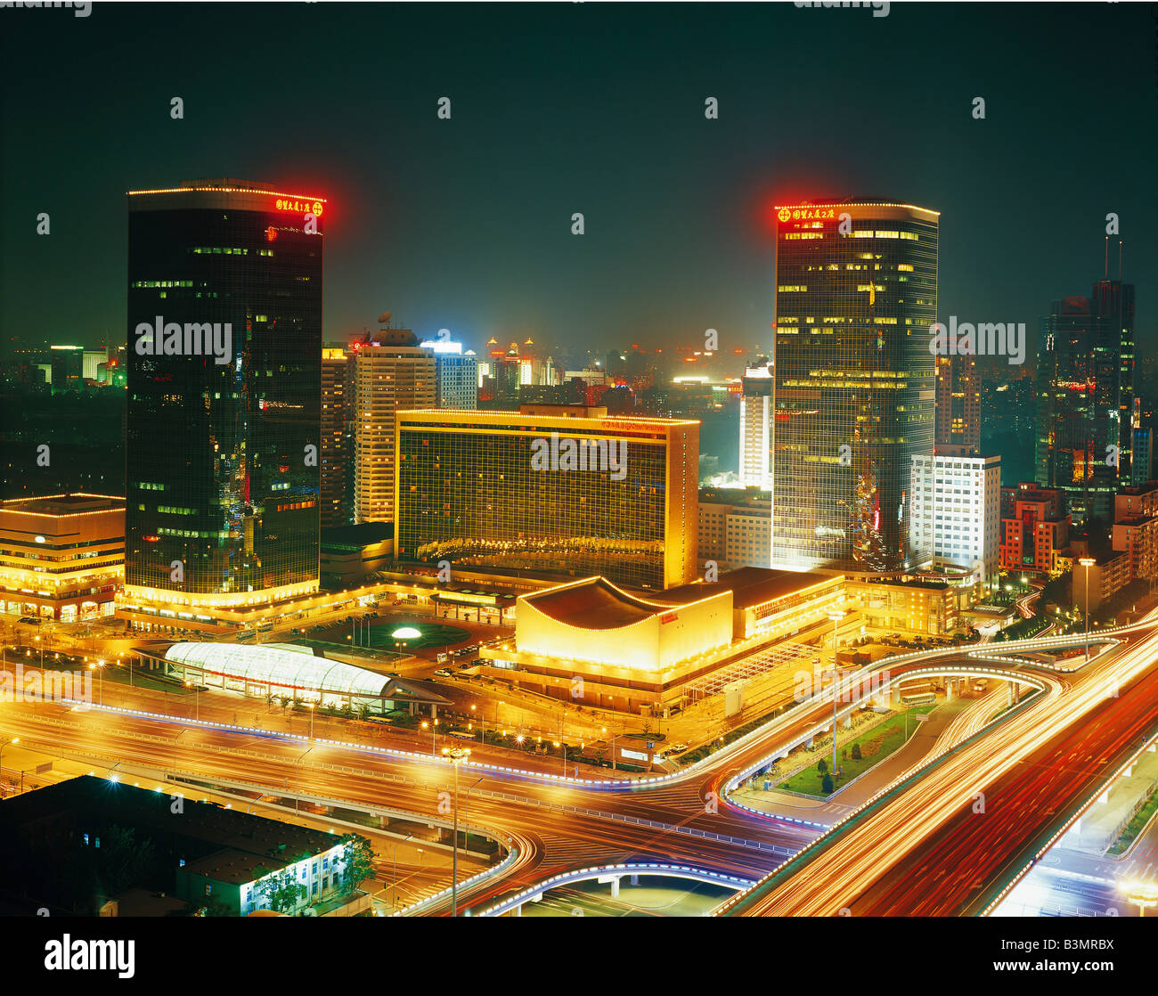 Night In Beijing,China Stock Photo - Alamy