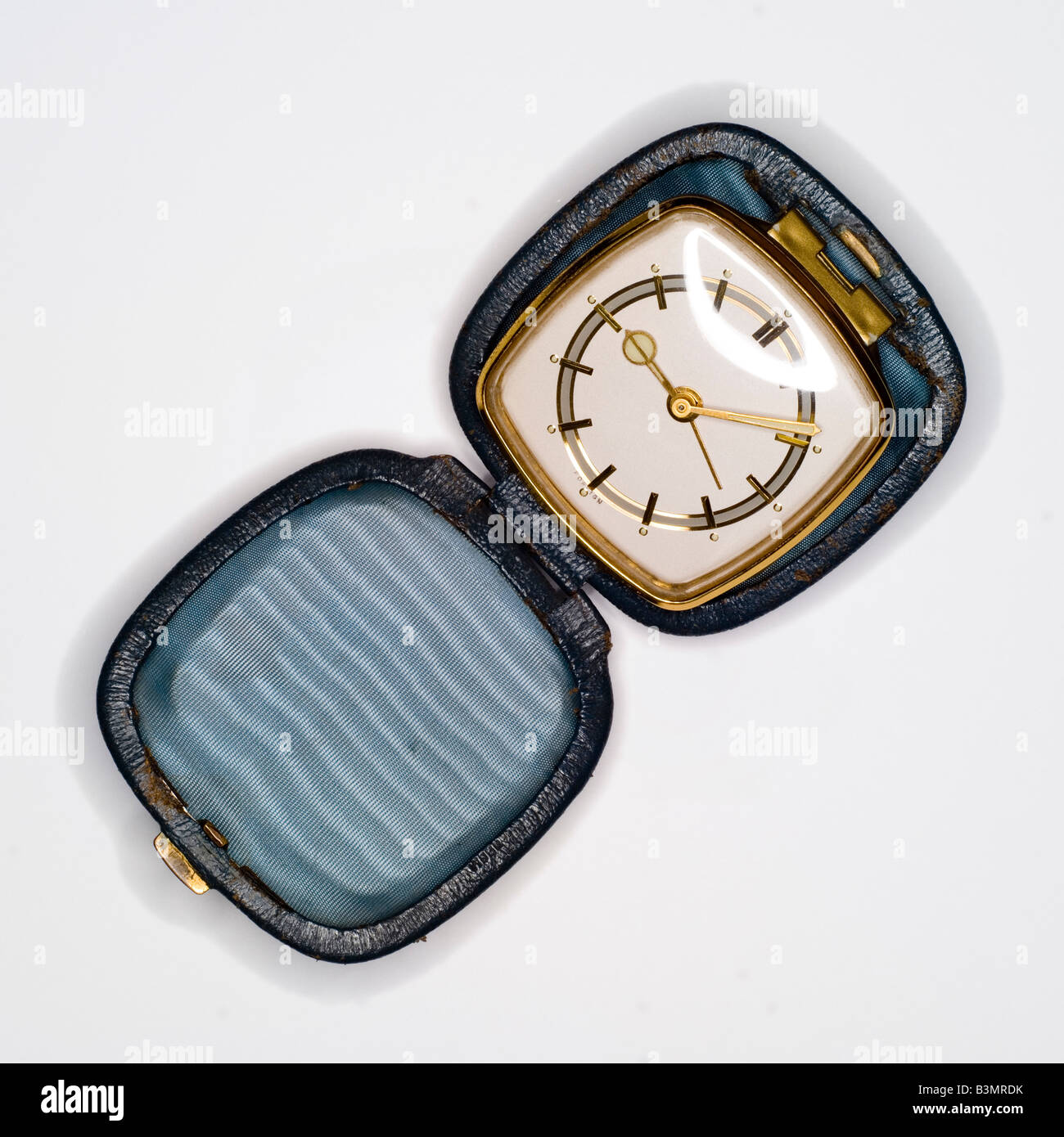 Travelling clock, elevated view Stock Photo - Alamy
