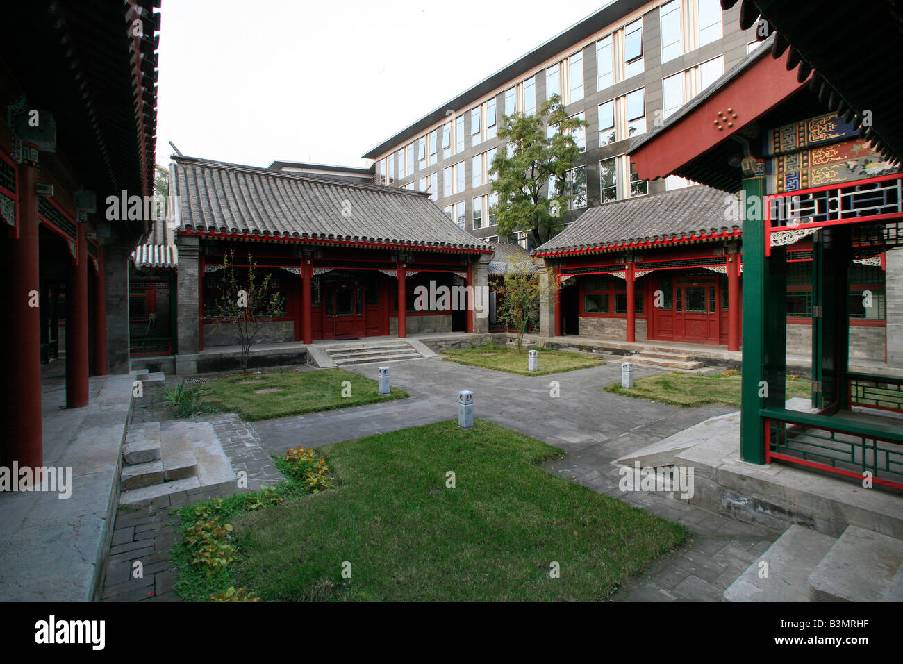 Traditional Structure In Beijing University,China Stock Photo - Alamy