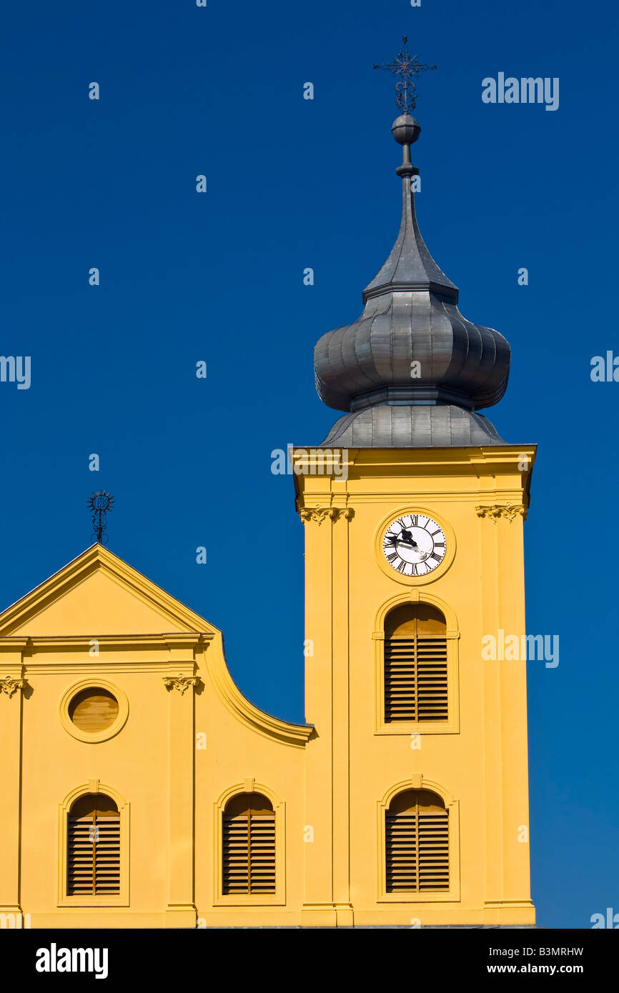 CROATIA, OSIJEK. St Michael Church in the 18th century Baroque citadel ...