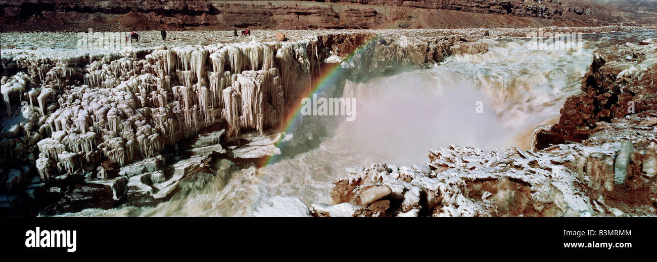 Hukou Waterfalls On Yellow River,China Stock Photo - Alamy